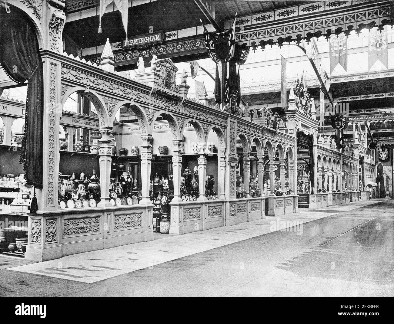 Paris world exhibition of 1889 Black and White Stock Photos & Images ...