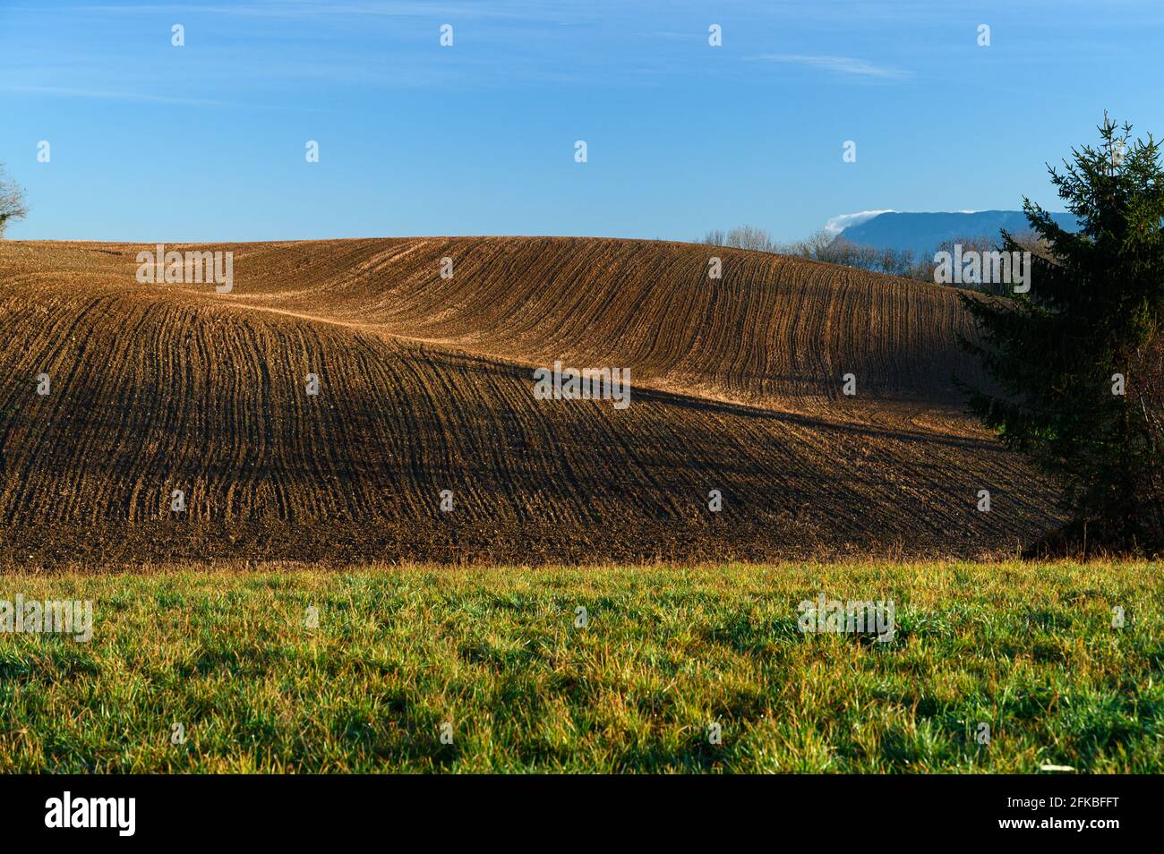 Field ploughed farmer on hi-res stock photography and images - Alamy