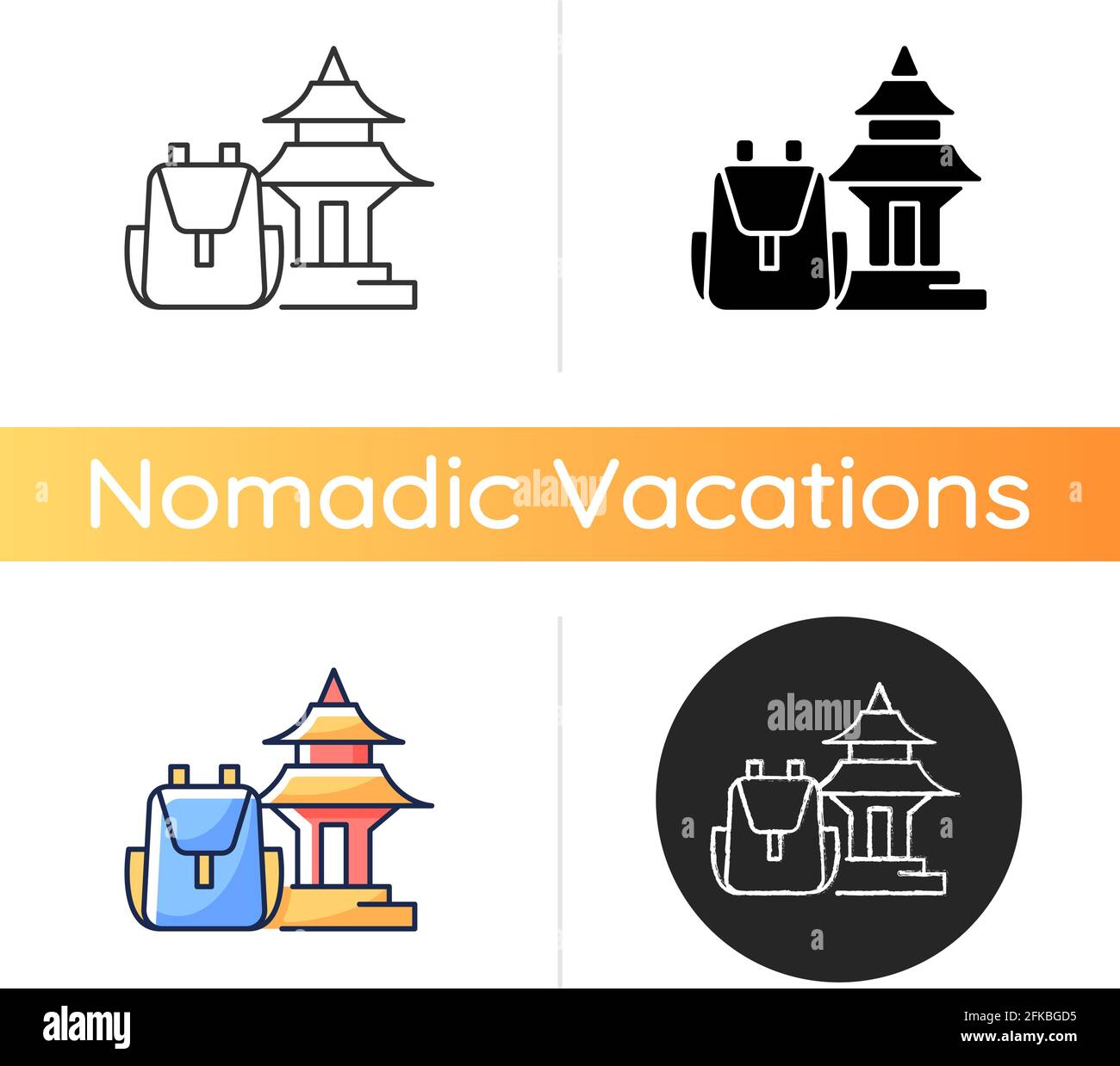 Spiritual nomad icon Stock Vector Image & Art - Alamy