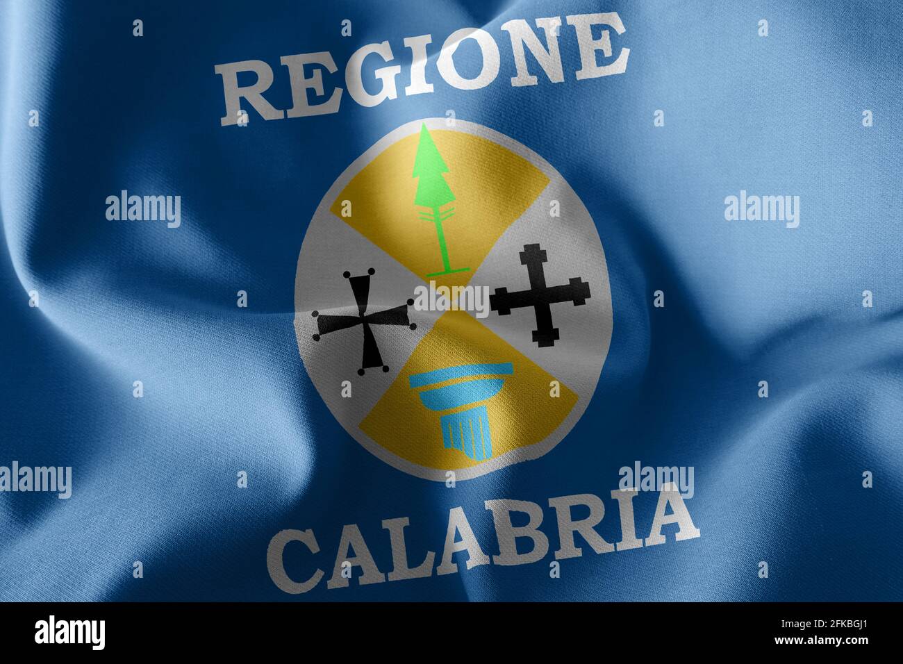 Flag Of Calabria High Resolution Stock Photography and Images - Alamy