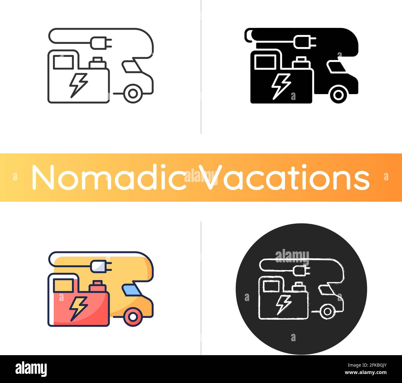 RV power generators icon Stock Vector Image & Art - Alamy