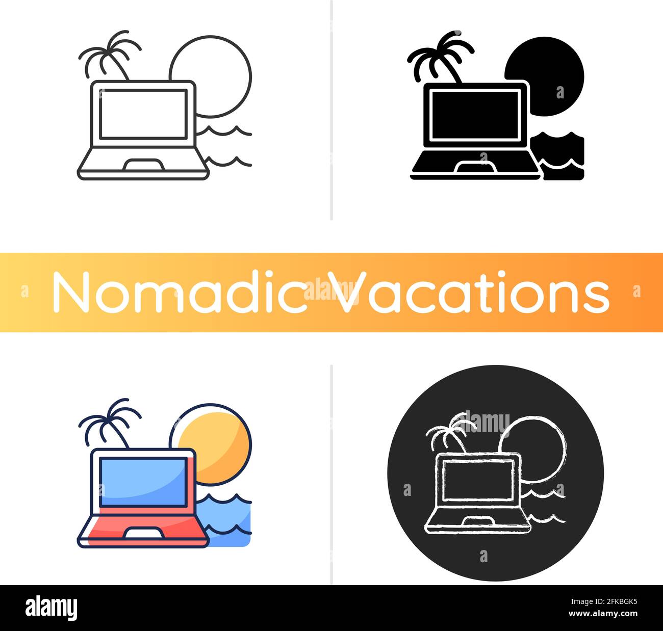 Digital nomad icon Stock Vector Image & Art - Alamy