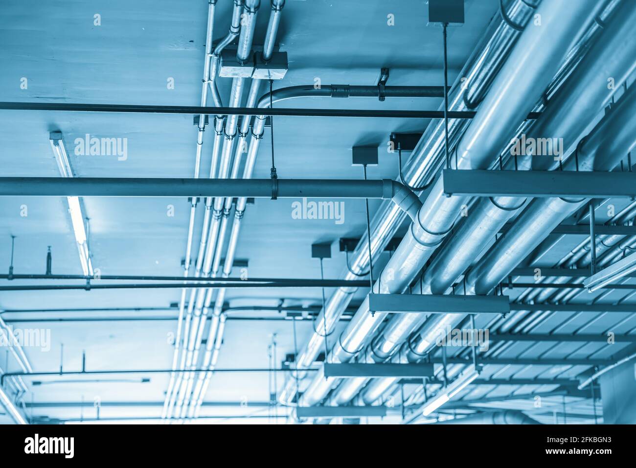 Water pipe engineering, clean line watering transport system in the ...