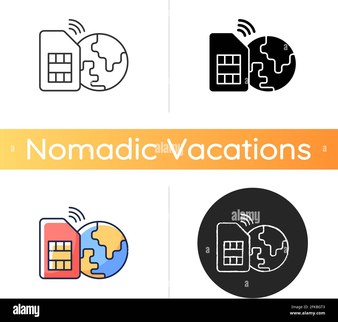 Global SIM card icon Stock Vector Image & Art - Alamy