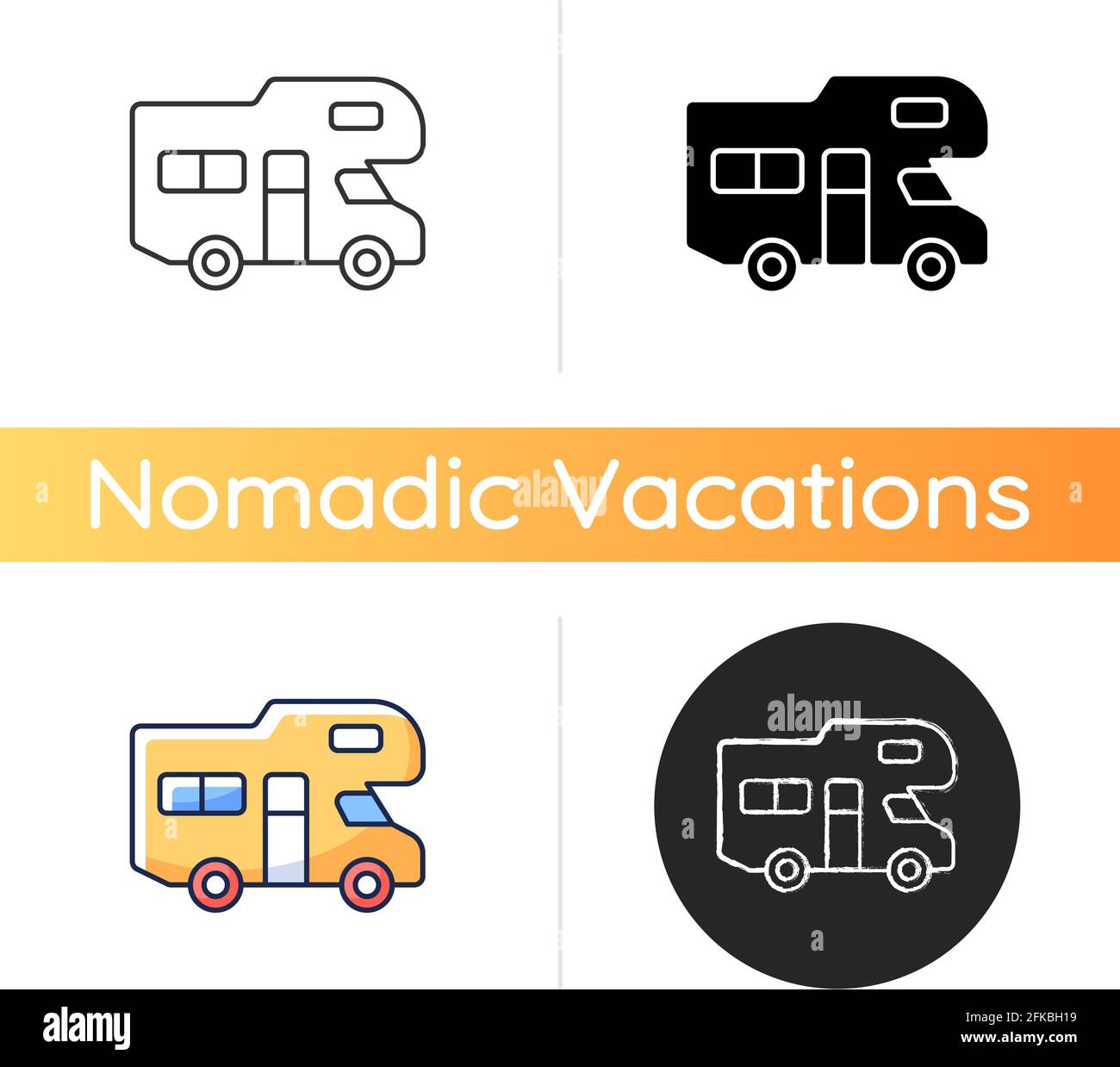 Recreational vehicle icon Stock Vector Image & Art - Alamy