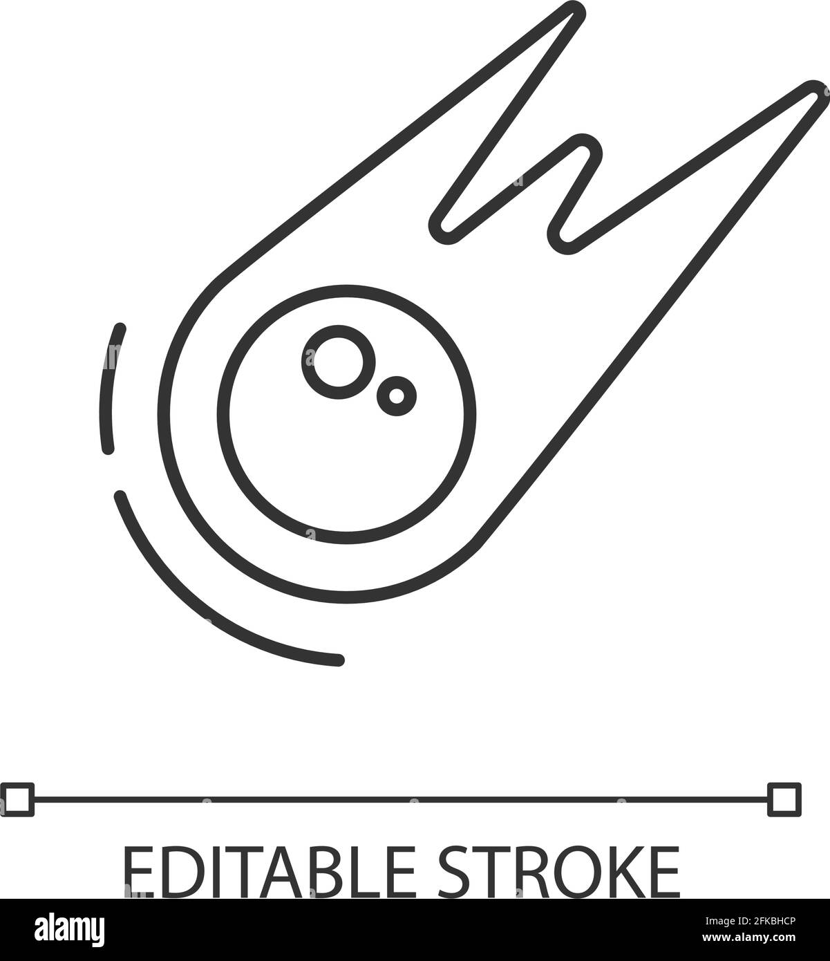 Comet linear icon Stock Vector Image & Art - Alamy