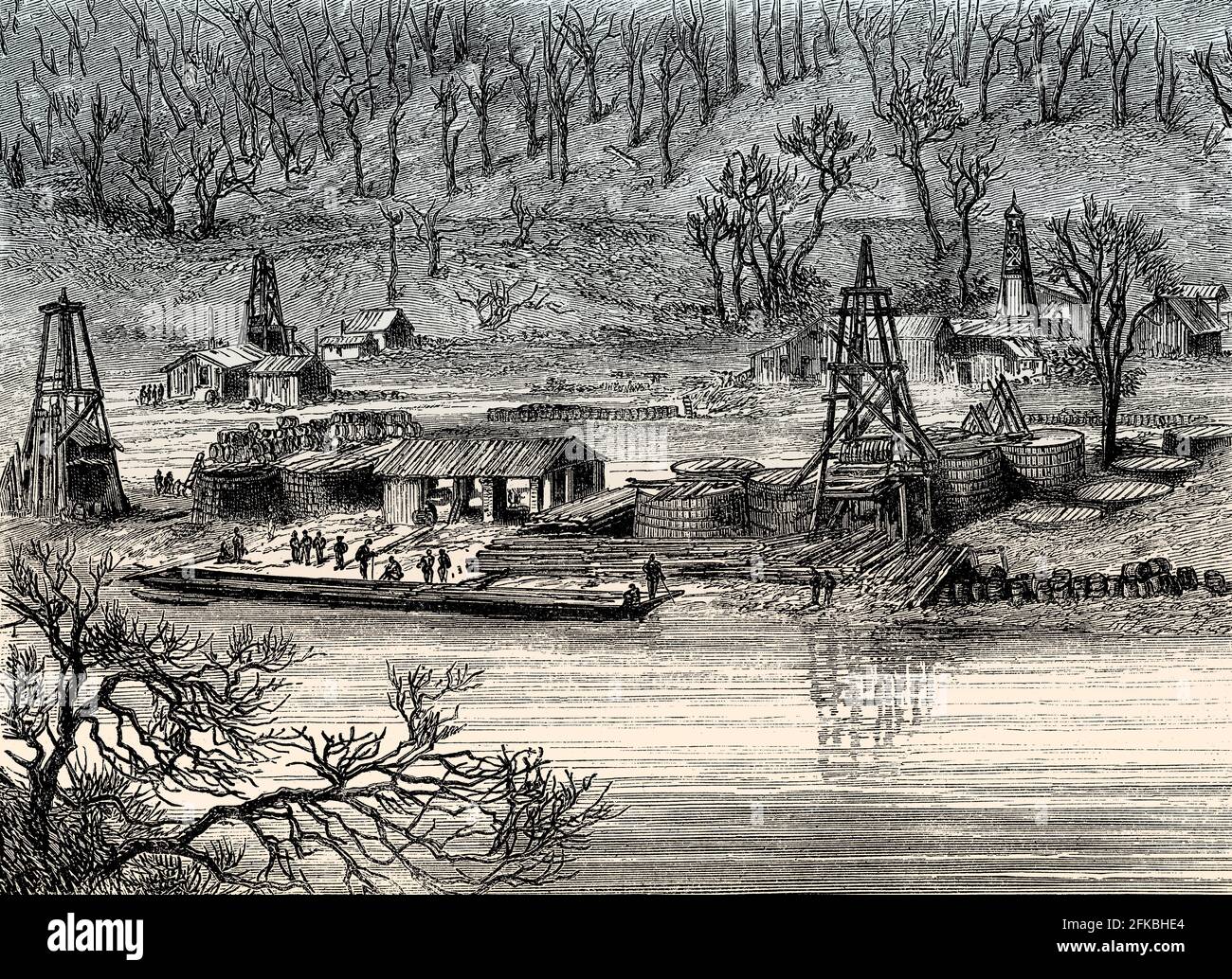 Oil wells pennsylvania hi-res stock photography and images - Alamy