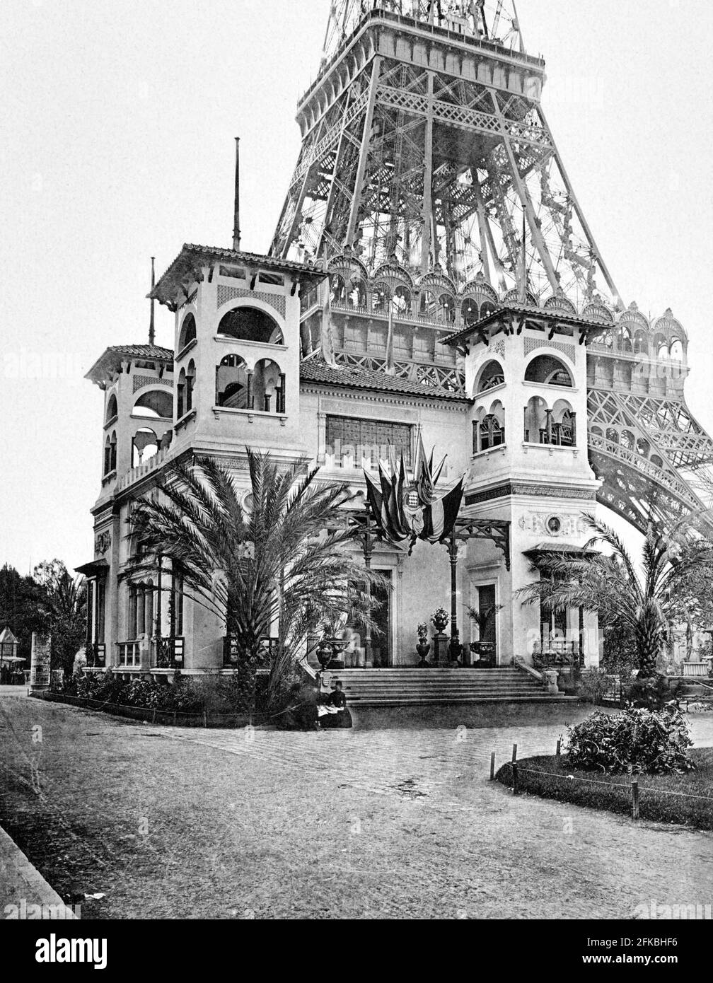 Exposition Universelle, Paris,1889 : The pavilion of Principality of ...