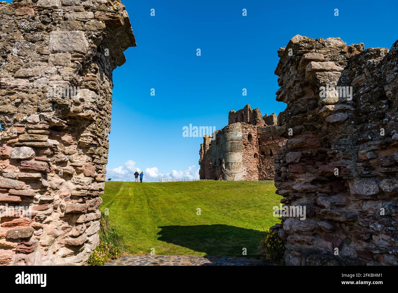 East Lothian, Scotland, United Kingdom, 30th April 2021. Historic ...