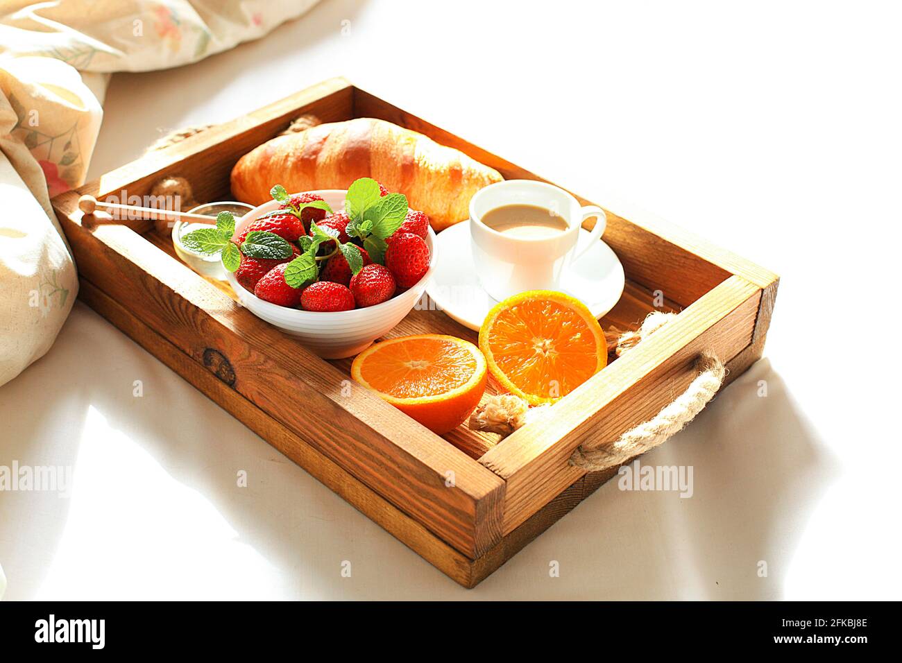 Continental breakfast tray hi-res stock photography and images - Alamy