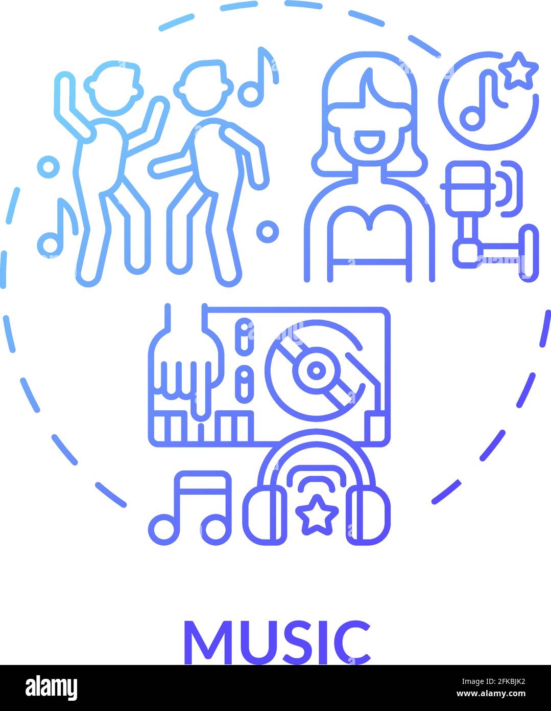 Music concept icon Stock Vector Image & Art - Alamy