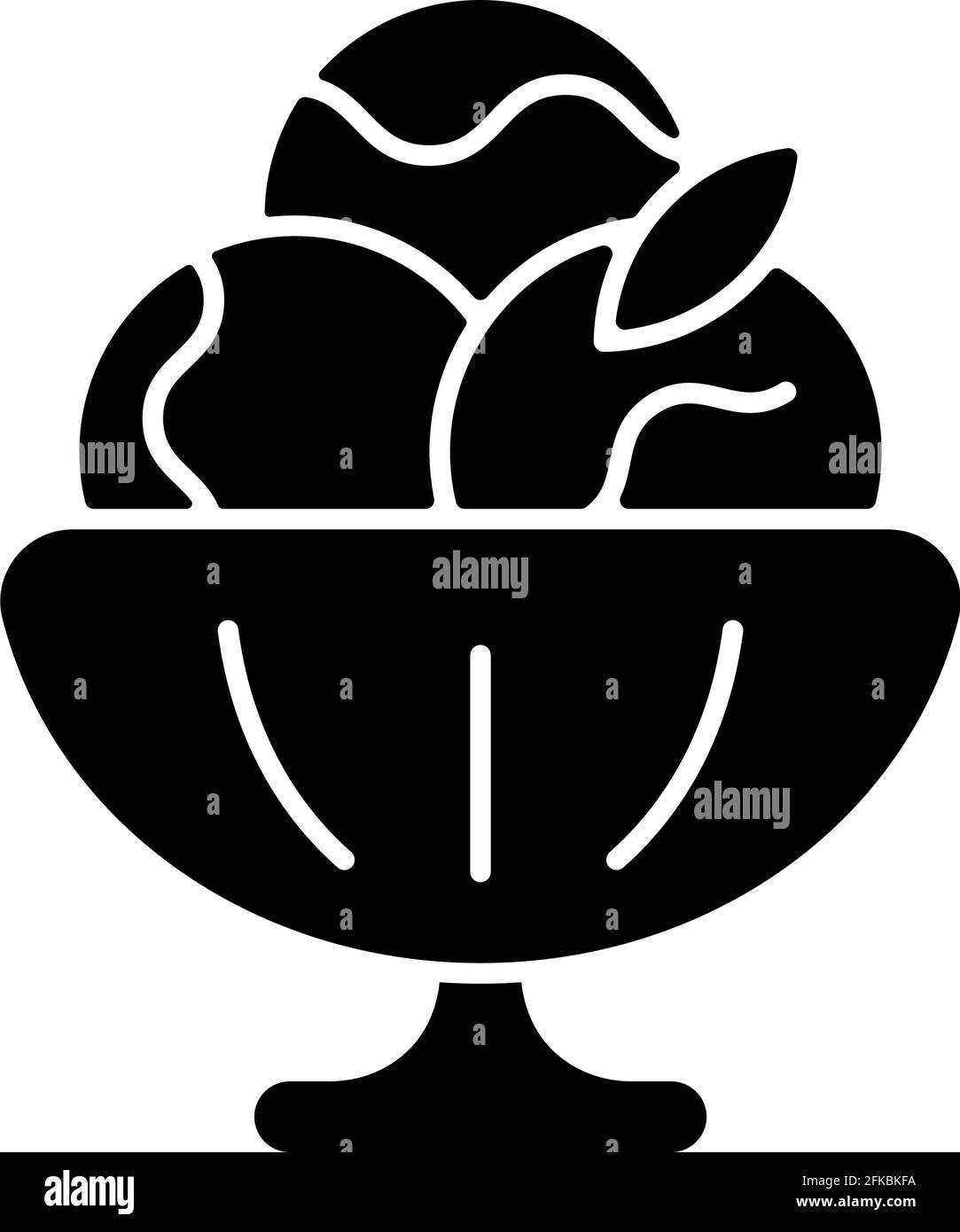 Sweet homemade yogurt black Stock Vector Images - Alamy