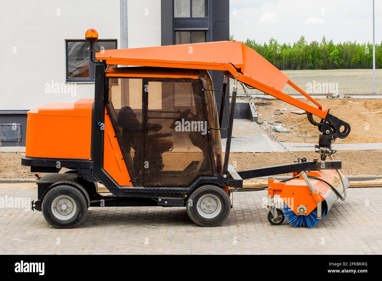 Sweeper machine, modern service and technology equipment for city ...