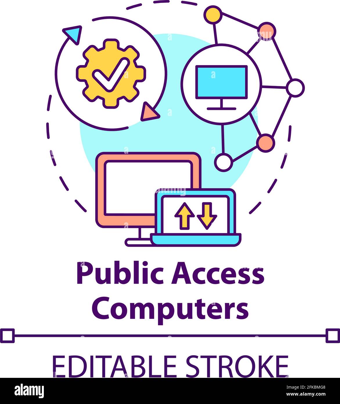 Public access to computers and information hi-res stock photography and ...