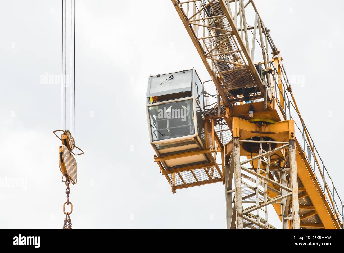 Tower crane cab hi-res stock photography and images - Alamy