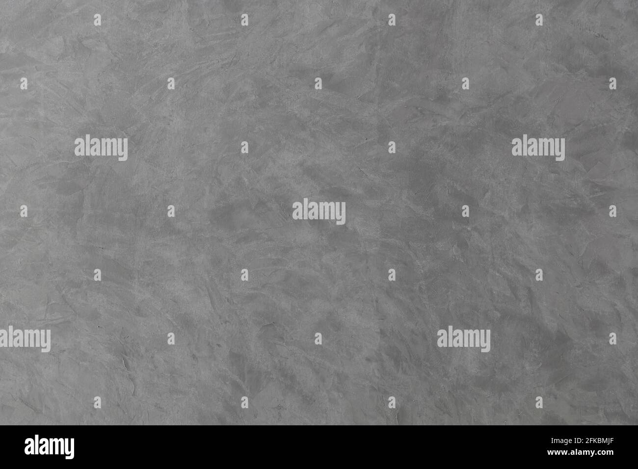 Loft style plaster wall in gray color. Plastering wall with cement ...