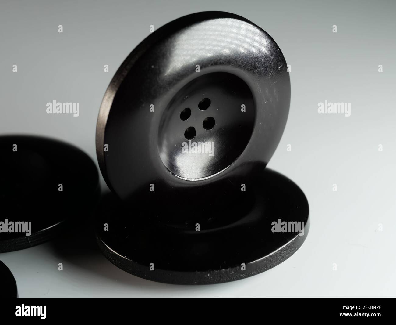 Collection of assorted spare clothes buttons. Macro. DOF Stock Photo ...