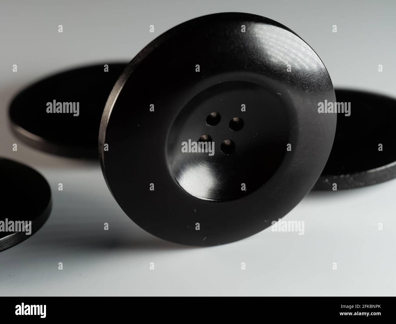 Collection of assorted spare clothes buttons. Macro. DOF Stock Photo ...