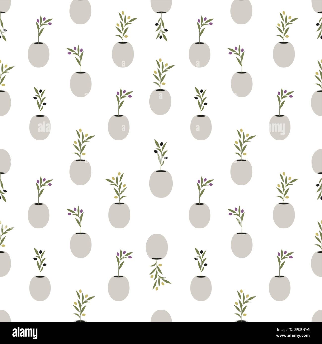 Olive tree in pot Stock Vector Images - Alamy