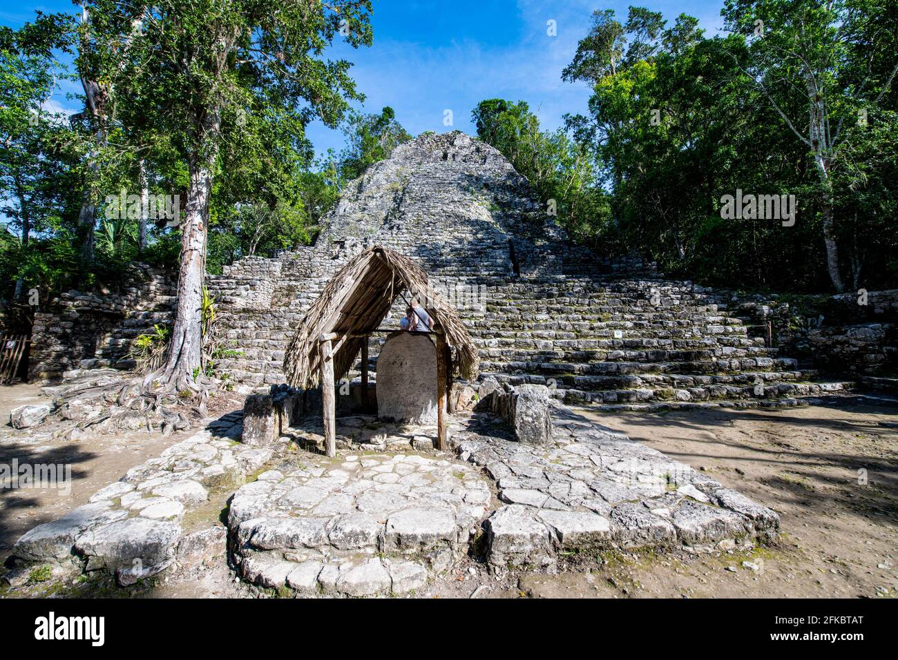 The archaeological Maya site of Coba, Quintana Roo, Mexico, North ...