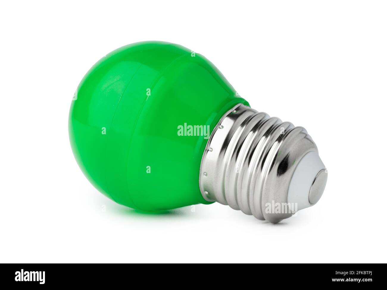 One light bulb isolated on white background Stock Photo - Alamy