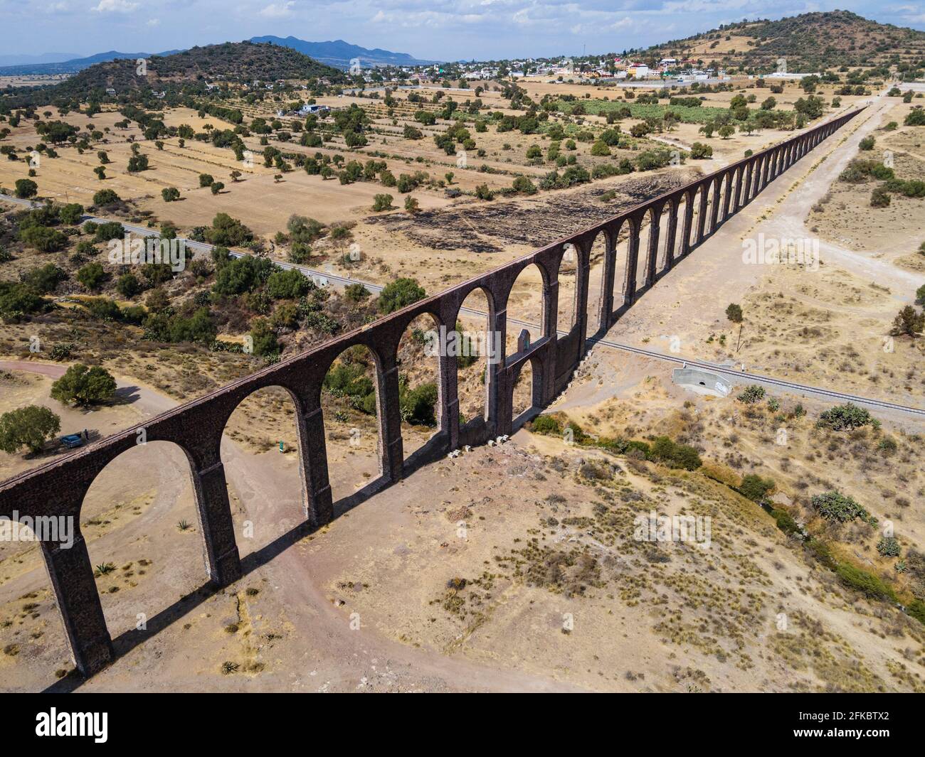 Aqueduct of Padre Tembleque, UNESCO World Heritage Site, Mexico state ...
