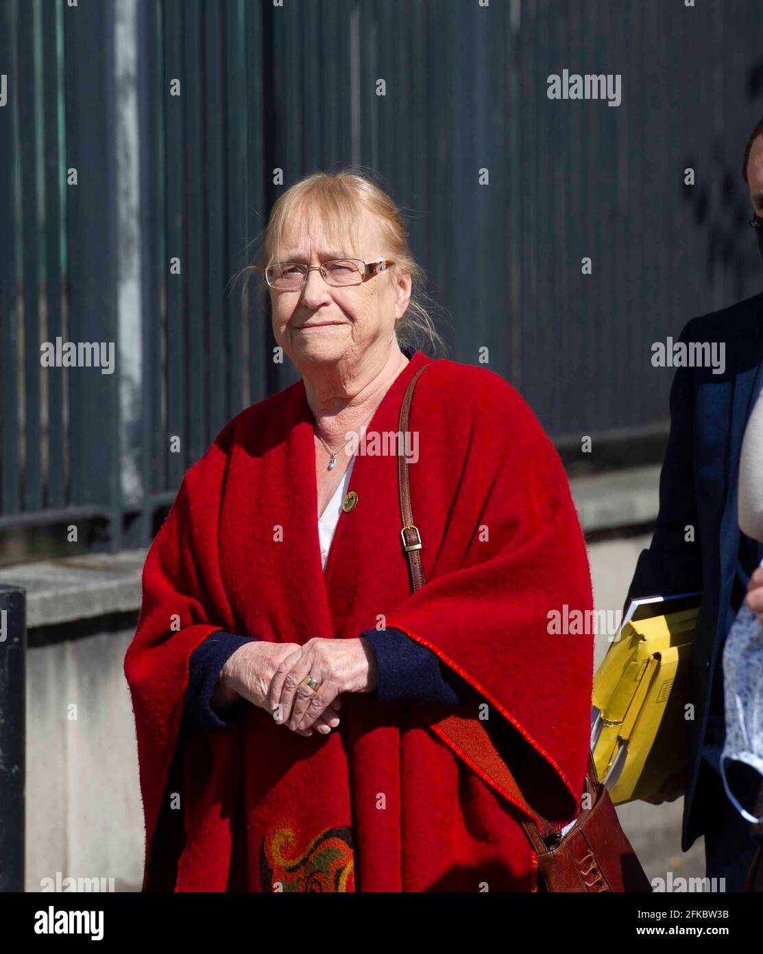 Joe McCann's widow Anne McCann arriving for the trial of soldiers A and ...