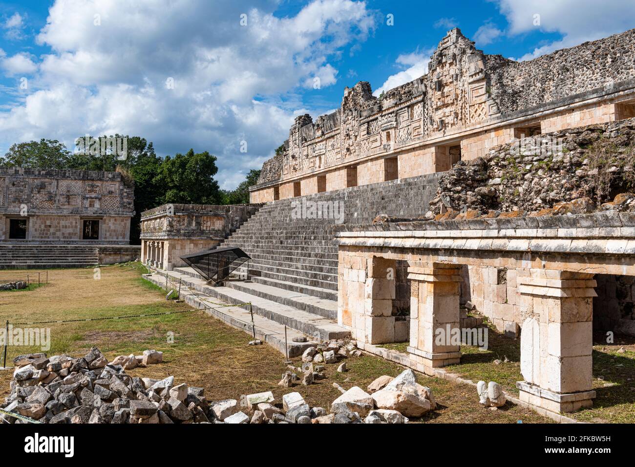 The Maya ruins of Uxmal, UNESCO World Heritage Site, Yucatan, Mexico ...