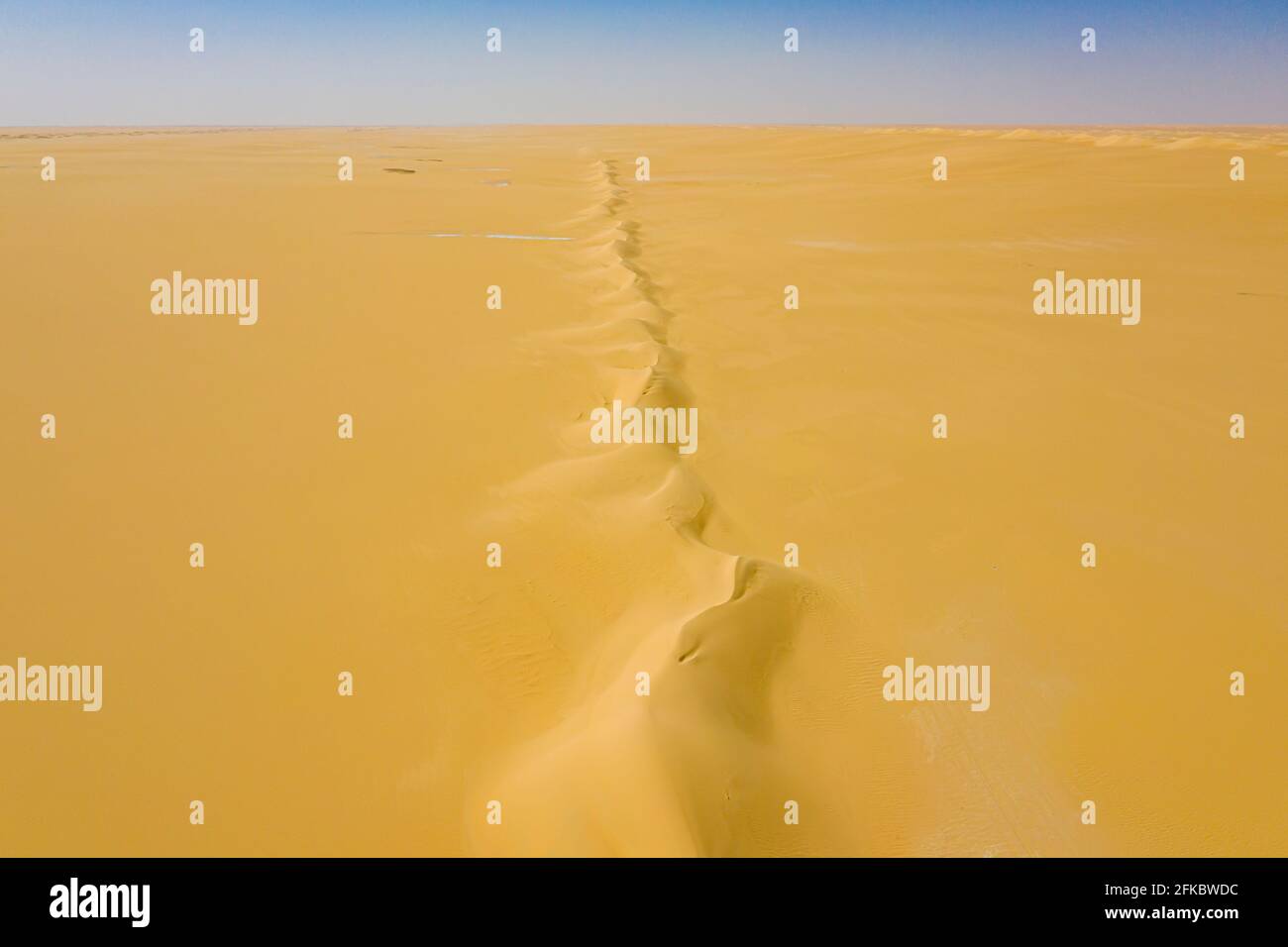 Aerials from the Tenere desert between Bilma and Fachi, Niger, West ...