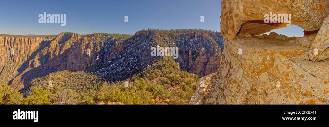 Panorama view from the Starboard Aft side of the Sinking Ship formation ...