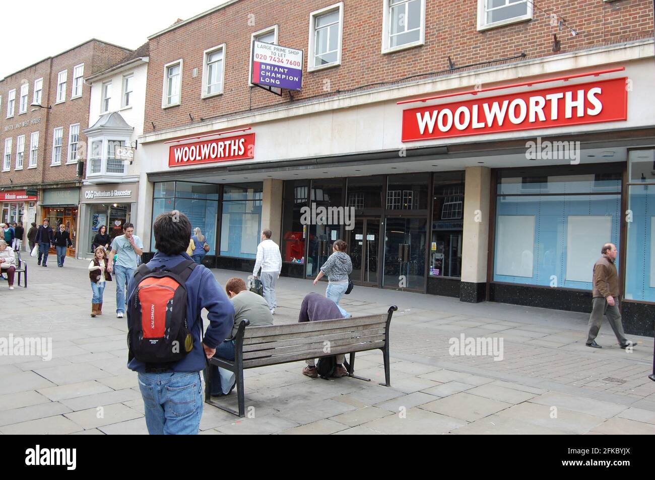 Woolworths Salisbury famous sold business outside backpack seat ...