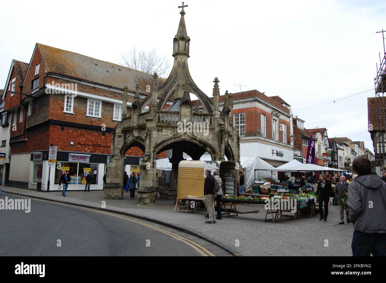 Salisbury centre of city Stock Photo - Alamy