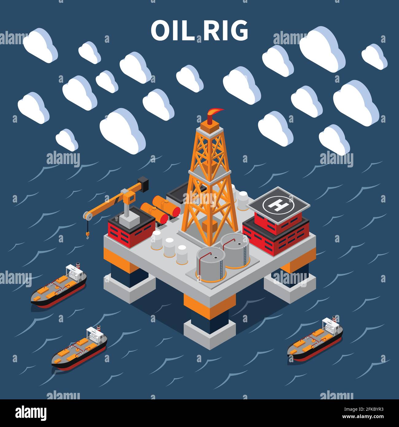 Production tankers Stock Vector Images - Alamy