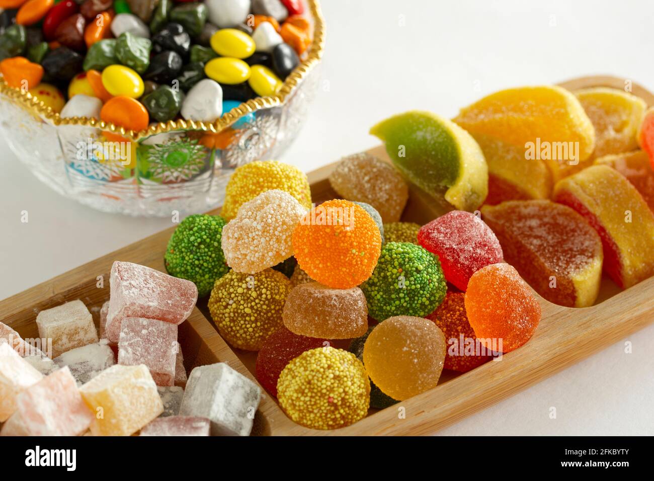 Various Turkish Delight. Chocolate candies Stock Photo - Alamy