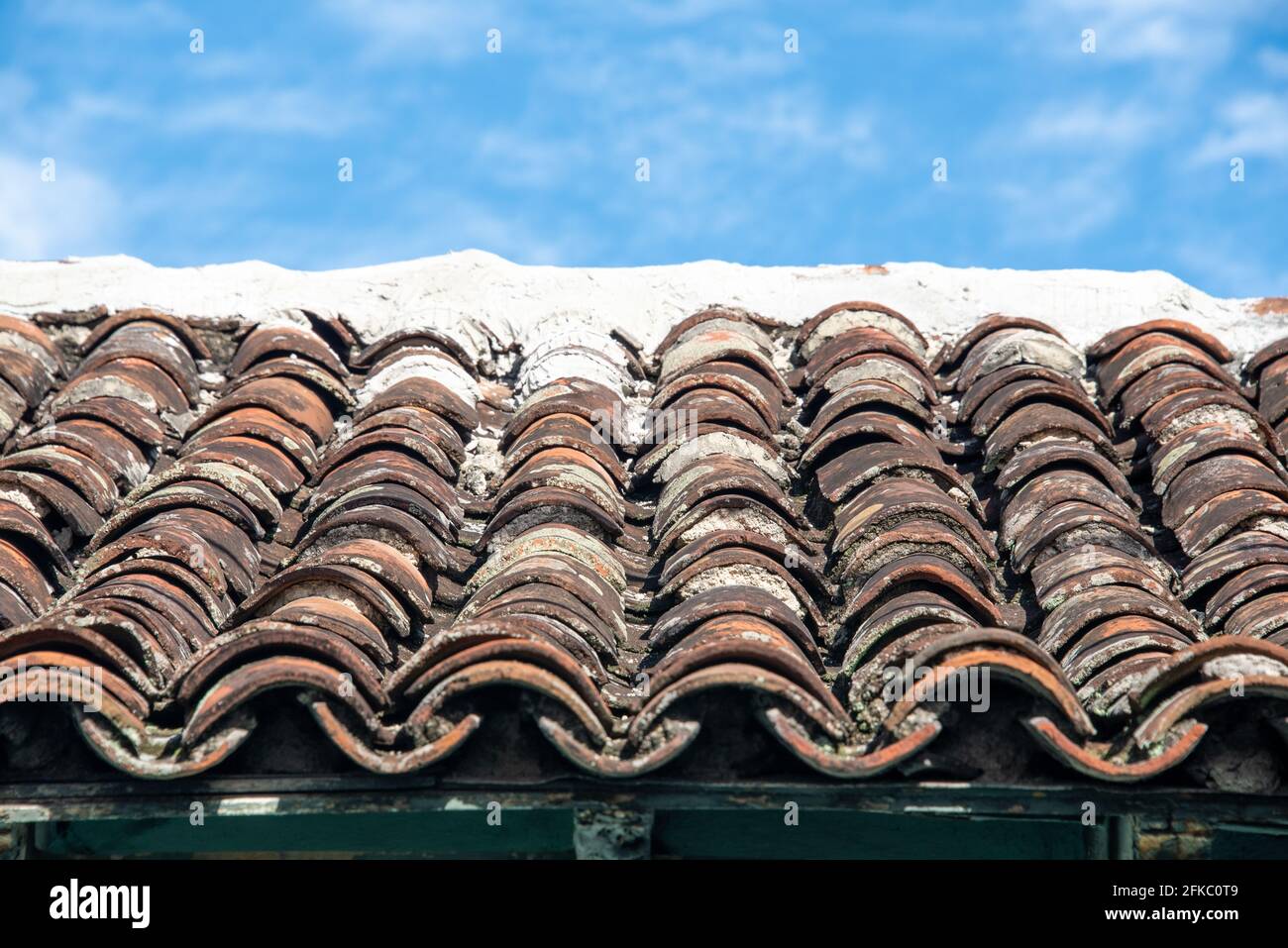 Old style roof tiles in hi-res stock photography and images - Alamy
