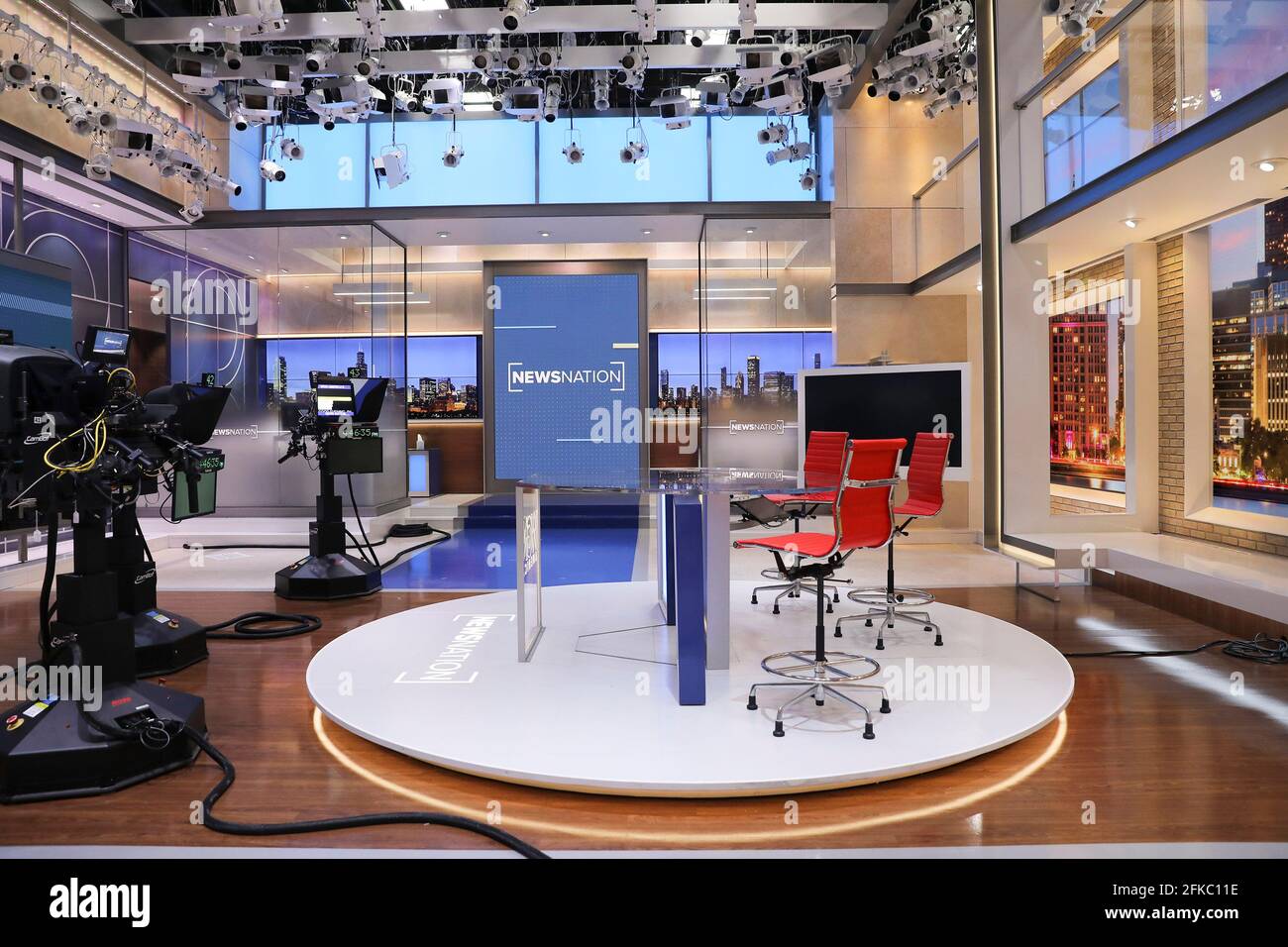 Chicago, USA. 21st Aug, 2020. Nexstar's national cable NewsNation ...