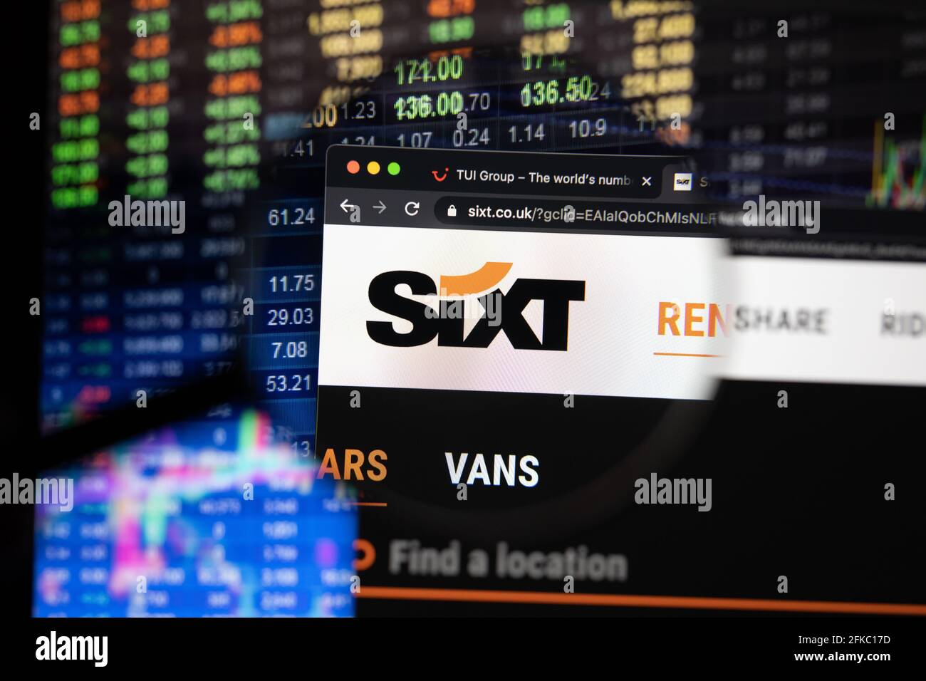 Sixt share logo hi-res stock photography and images - Alamy