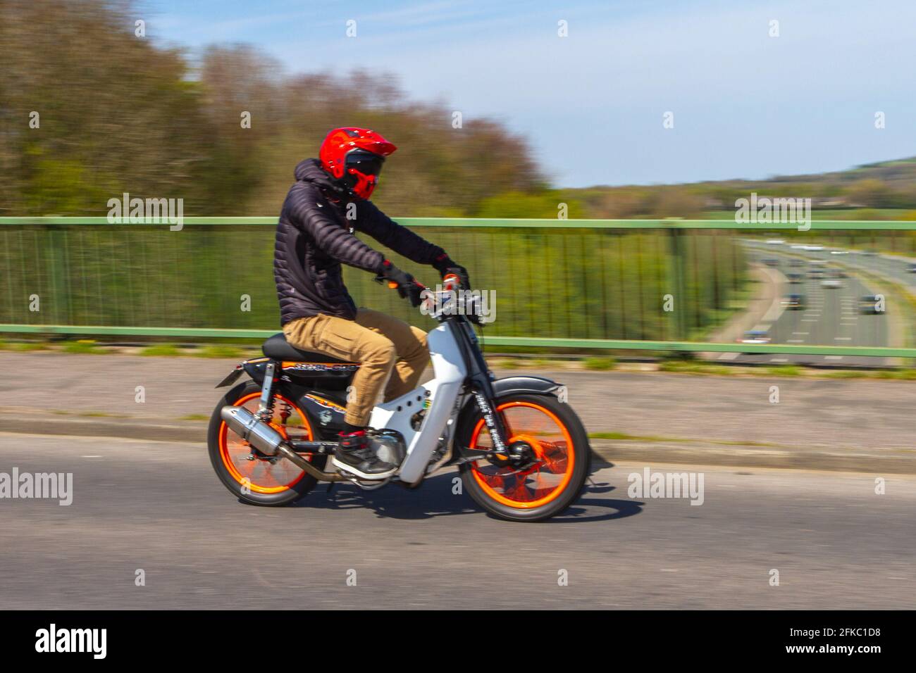 Honda c90 motorcycles hi-res stock photography and images - Alamy