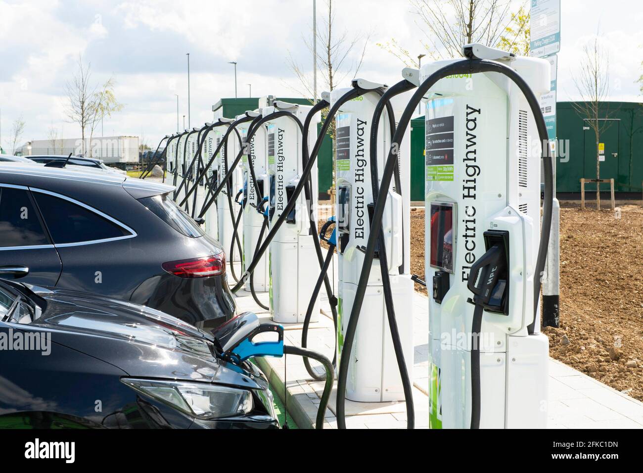 Motorway ev charging uk hi-res stock photography and images - Alamy
