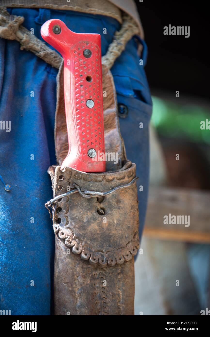 Plastic machete handle, Cuba Stock Photo - Alamy