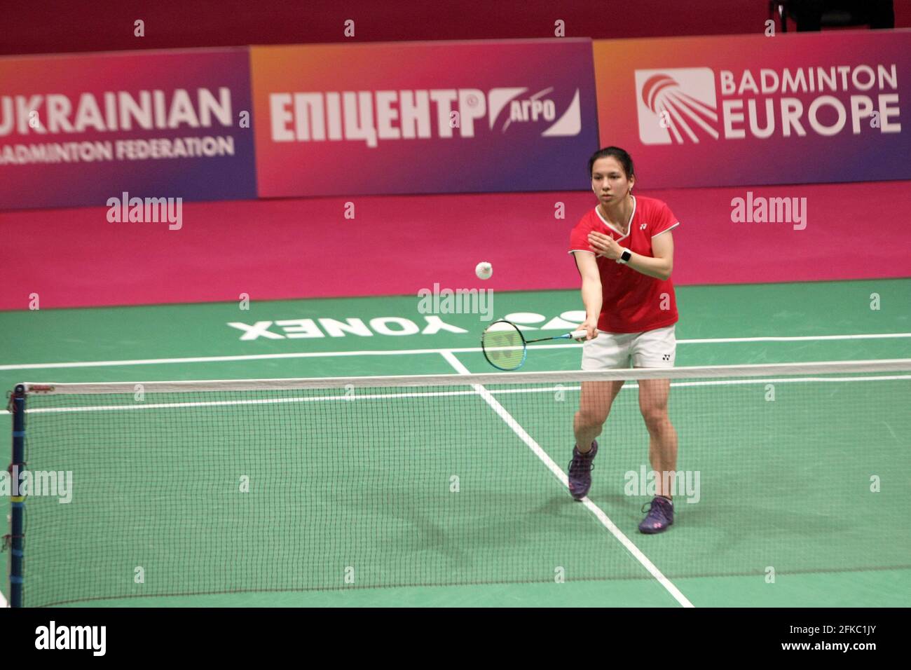 2021 european badminton championships hi-res stock photography and ...