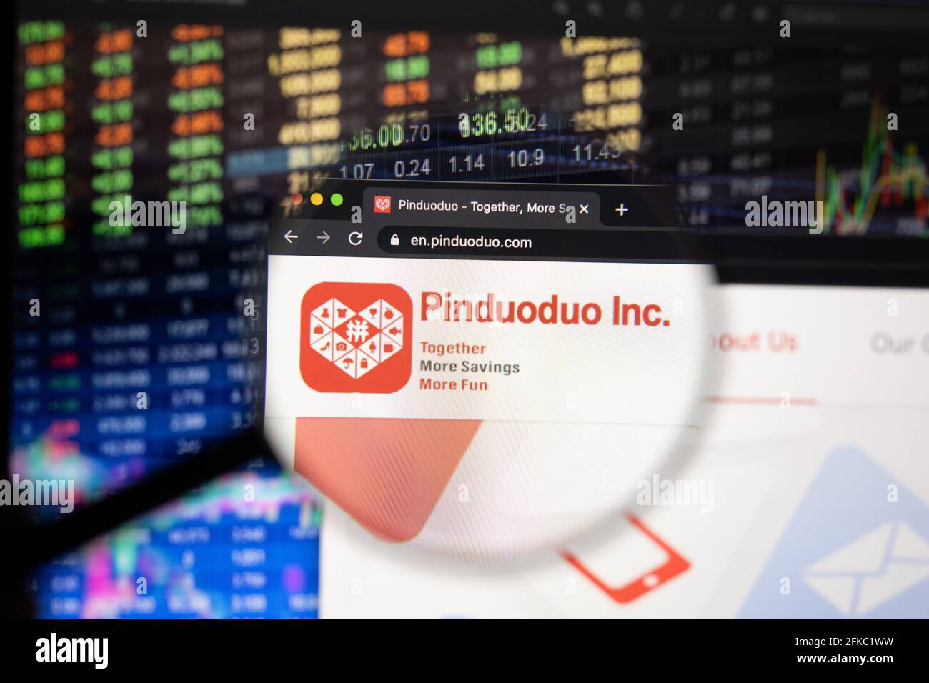 Pinduoduo logo hi-res stock photography and images - Alamy