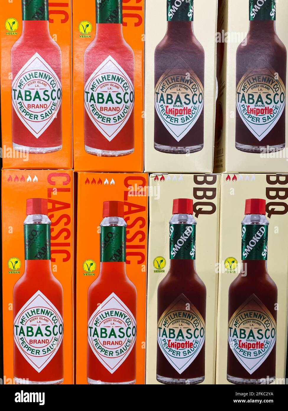 Tabasco bottles hi-res stock photography and images - Alamy