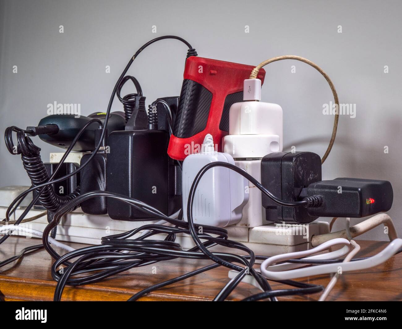 Overloaded Electrical Outlet Overloaded Electrical Outlet