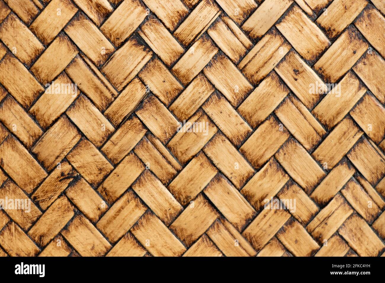 Closed up of wood weave textured background Stock Photo - Alamy