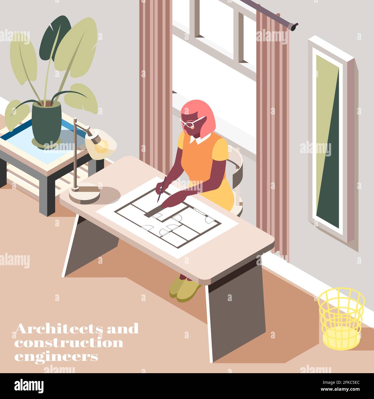 Construction architecture structural engineer female professional ...