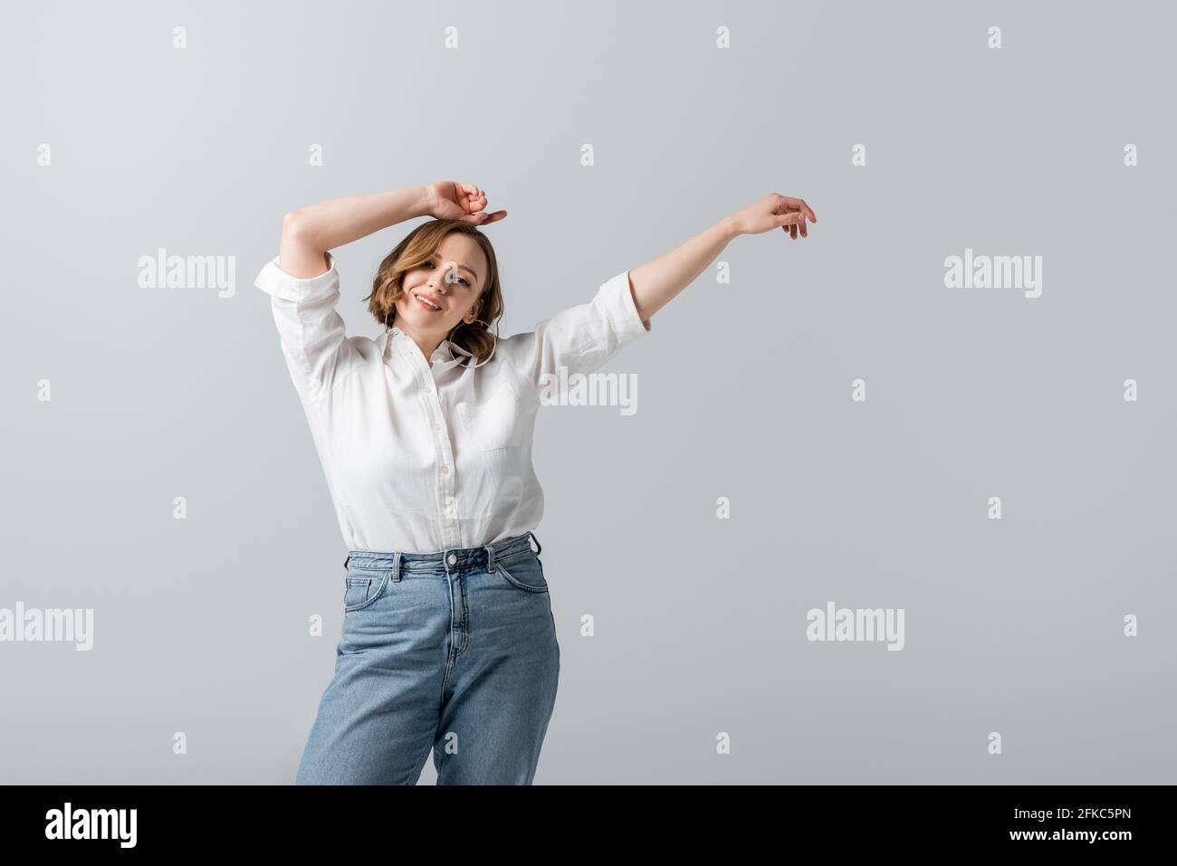 Head shot young happy overweight hi-res stock photography and images ...