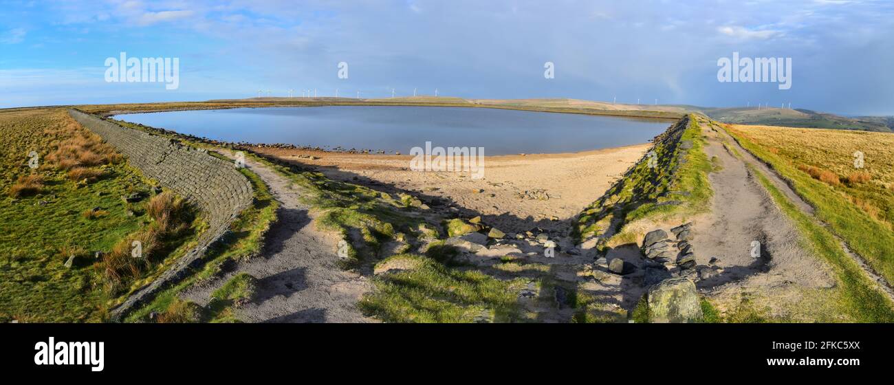 Gaddings Dam, England's Highest Beach, Calderdale, West Yorkshire Stock ...