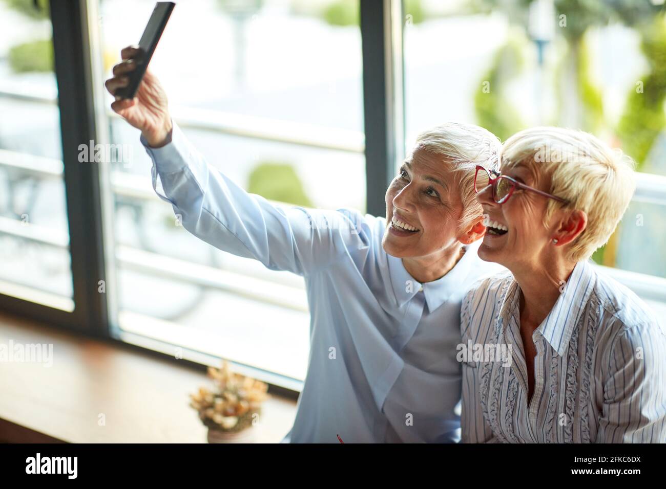 Older Women At Work Office Hi Res Stock Photography And Images Alamy