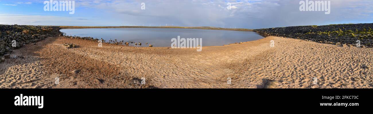Gaddings Dam, England's Highest Beach, Calderdale, West Yorkshire Stock ...